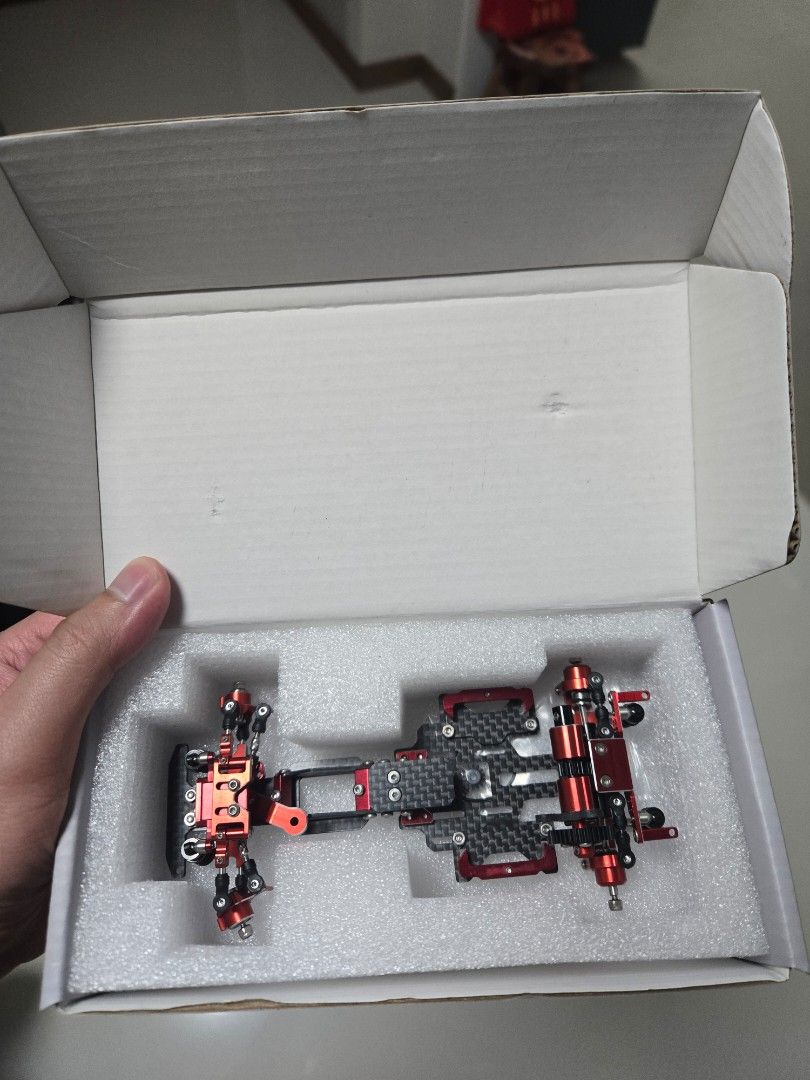 G-Force TT24 1/24 Full CNC Aluminum Drift Chassis Kit, Hobbies & Toys ...