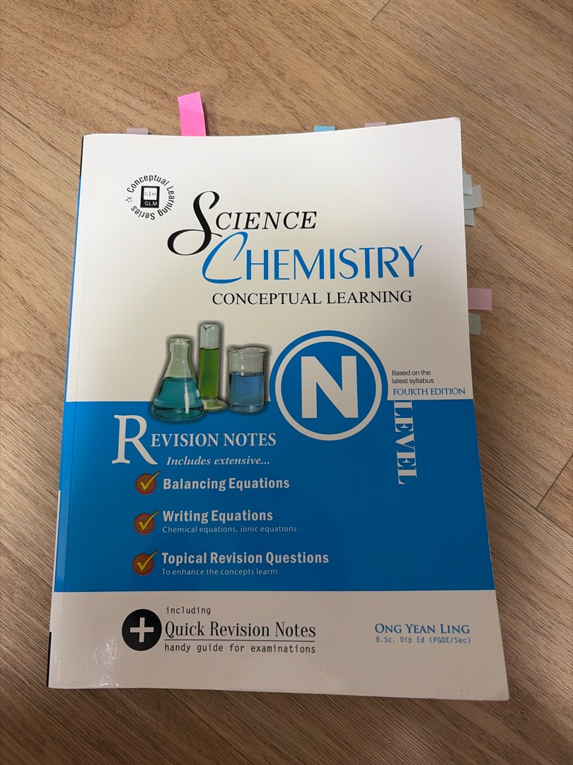 GLM Science Chemistry N Level Conceptual Learning assessment book ...