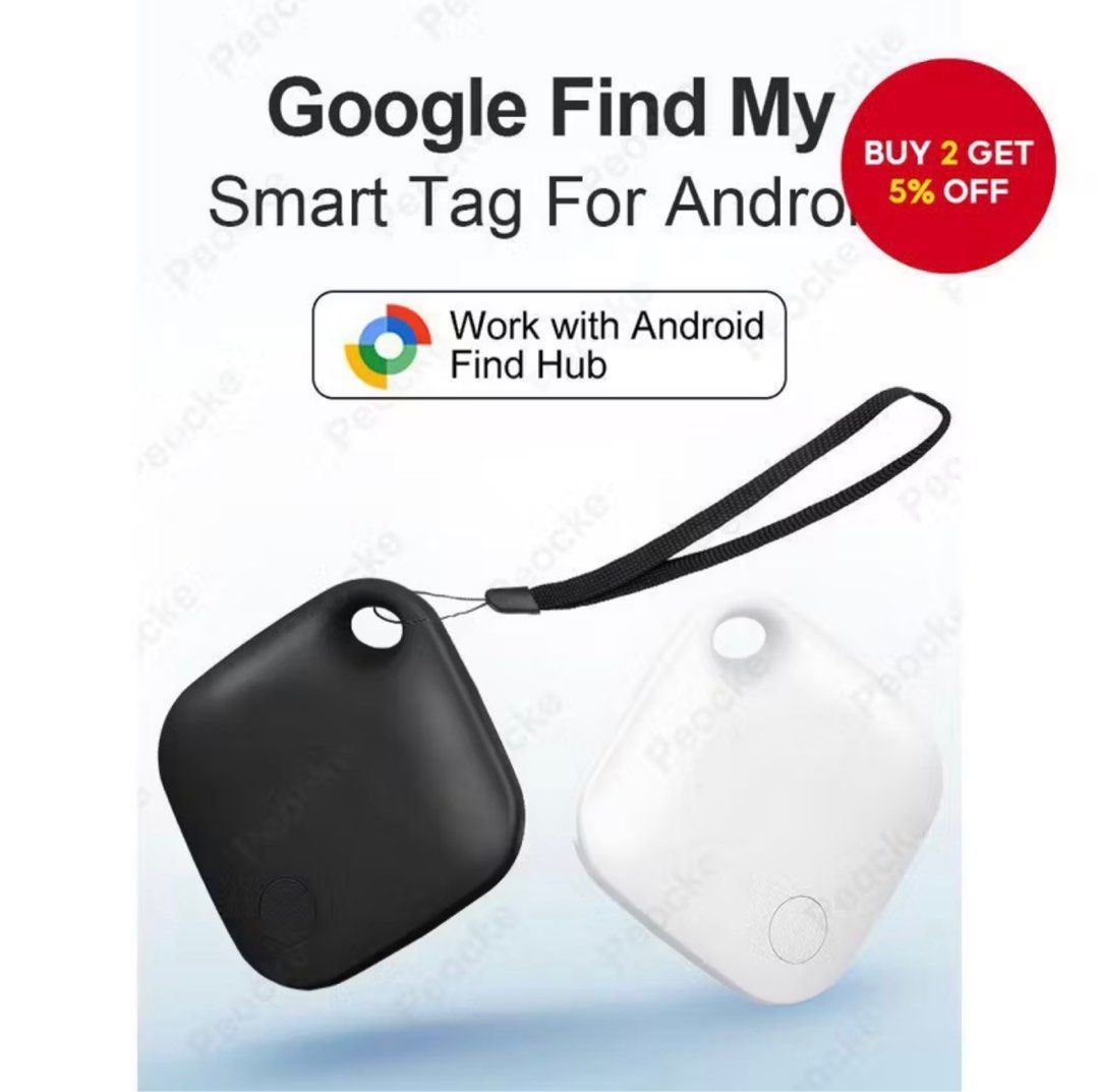 Google GPS Tracker Smart Finder Find Hub Device for Android Bluetooth Locator Tracking Mini Tags ...