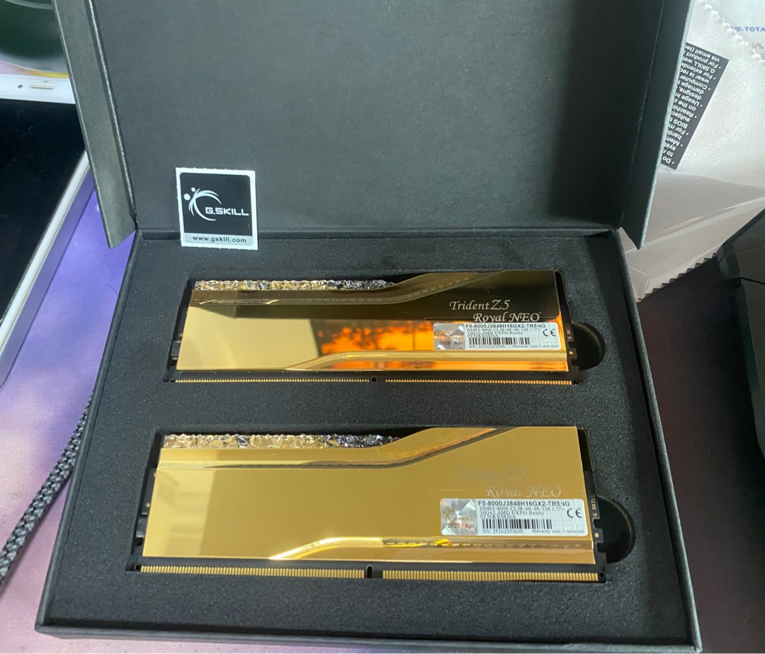 g.skill Trident Z5 Royal Neo 32GB DDR5-8000 DDR5 32GB RAM , Computers ...