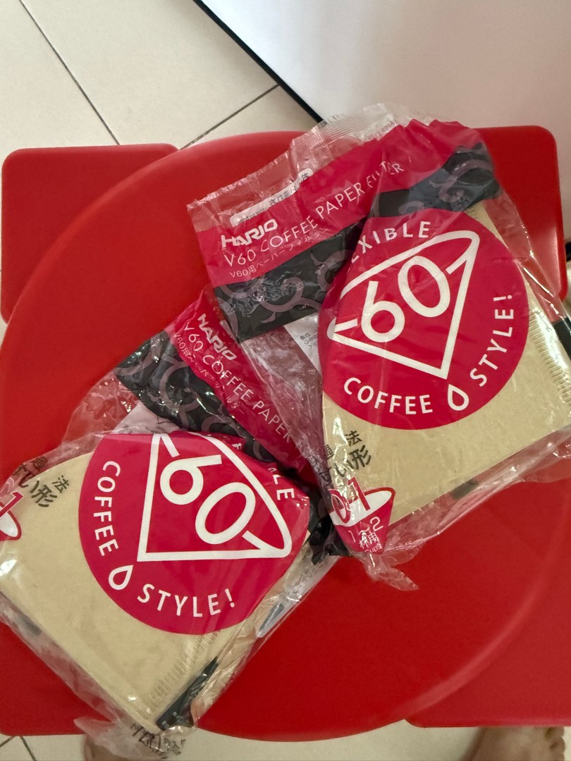 Hario V60 Coffee Paper Filters - 100 Sheets, TV & Home Appliances ...