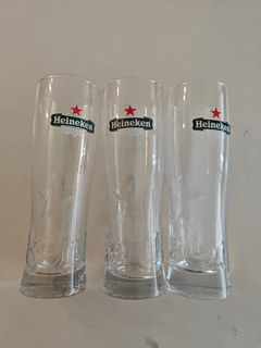 Heineken Glasses - Set of 4, Furniture & Home Living, Kitchenware ...