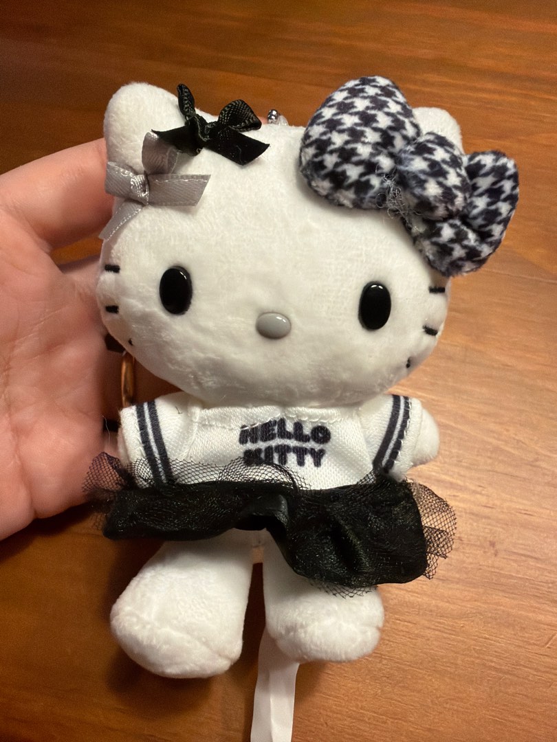 Hello Kitty Black and white Plushie with Tutu, Hobbies & Toys, Toys ...