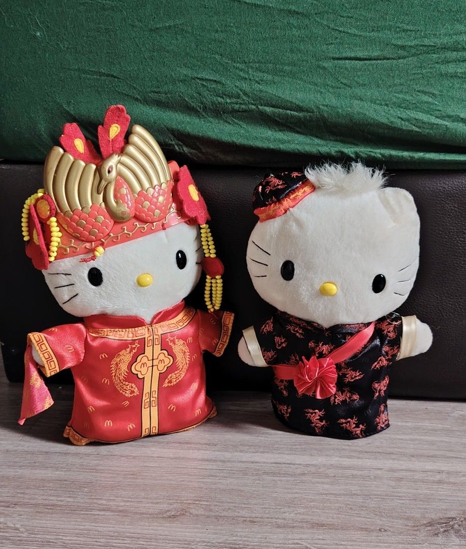 Hello Kitty Chinese Wedding Plush Toy, Hobbies & Toys, Toys & Games on ...
