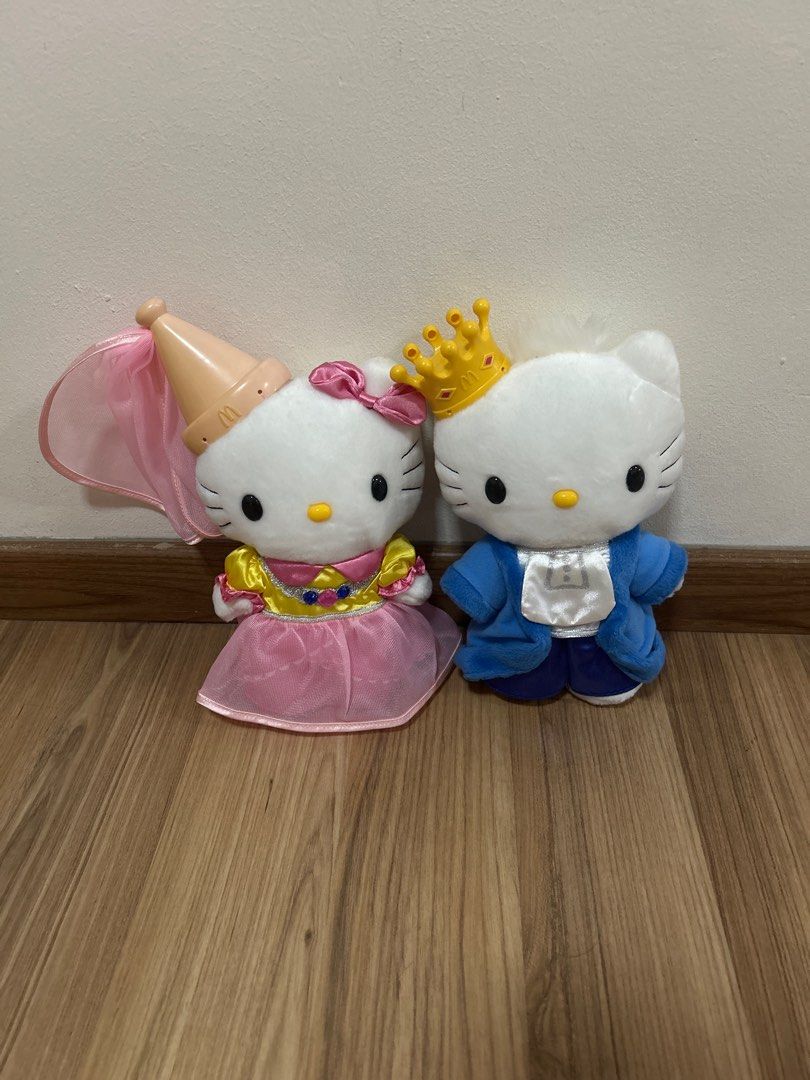 Hello Kitty Princess & Prince Plush Toys Mcdonald’s collectibles Set ...