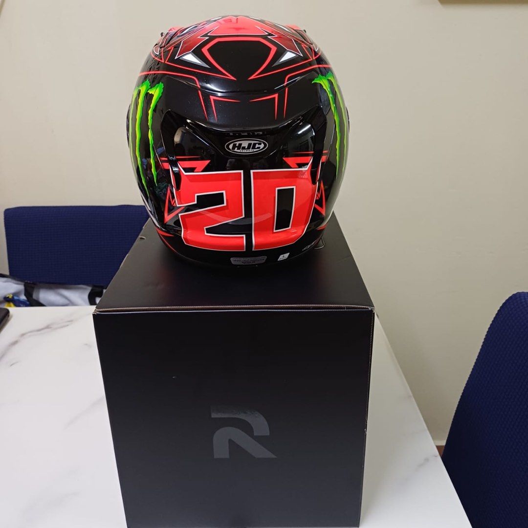 HJC RPHA 12 Monster Energy Helmet, Motorbikes on Carousell