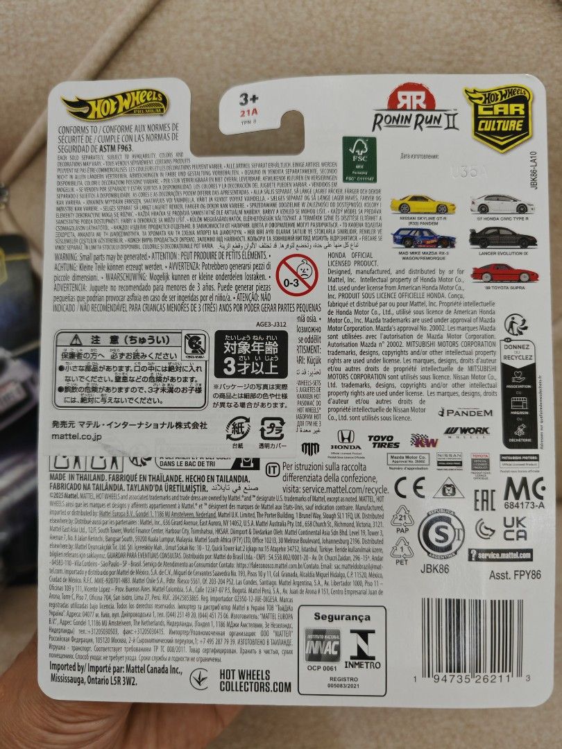 Hot Wheels Premium Ronin Run II Lancer Evolution IX, Hobbies & Toys ...