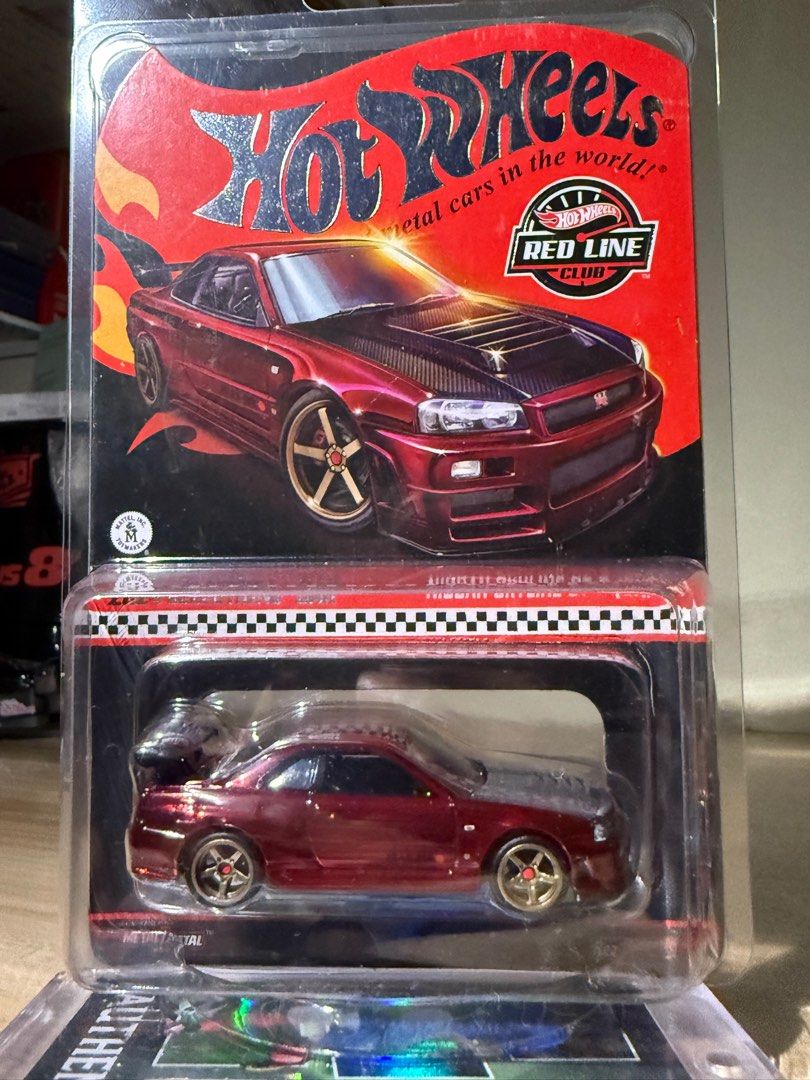 Hot Wheels Red Line Club Nissan Skyline GT-R (BNR34), Hobbies & Toys ...