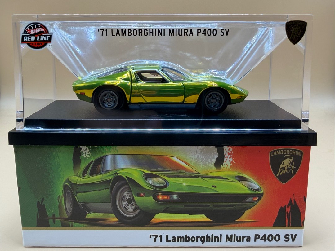 Hotwheels RLC 71 Lamborghini miura p400 sv, Hobbies & Toys, Toys ...