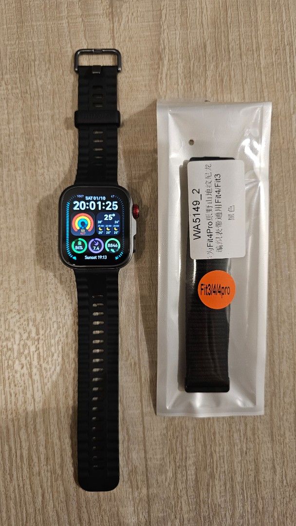 Huawei Watch Fit 4 Pro Black with extra strap, Mobile Phones & Gadgets ...