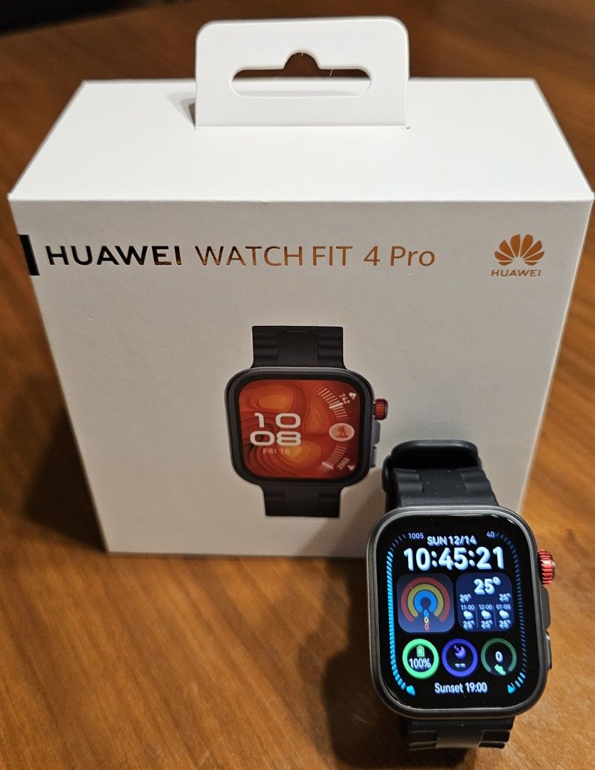 Huawei Watch Fit 4 Pro Black with extra strap, Mobile Phones & Gadgets ...