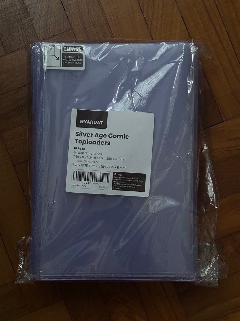 HYARUAT Silver Age Comic Toploaders - 10 Pack, Hobbies & Toys, Toys ...