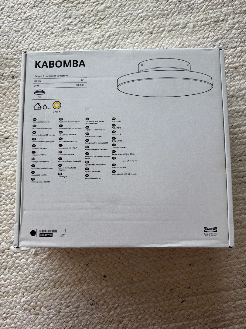 IKEA Kabomba ceiling or wall light, Furniture & Home Living, Lighting ...
