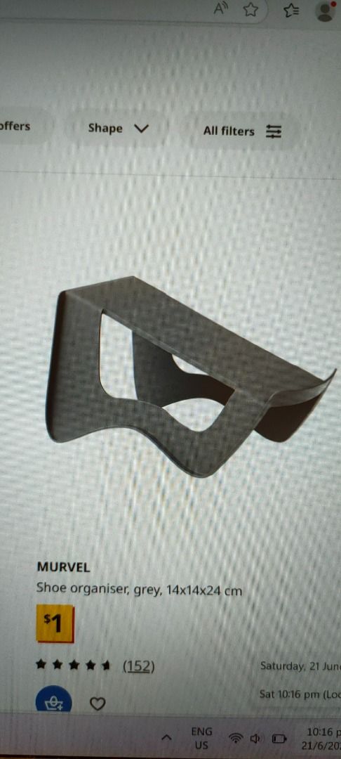 Ikea Shoe Organiser 12 pieces, Furniture & Home Living, Home Decor ...