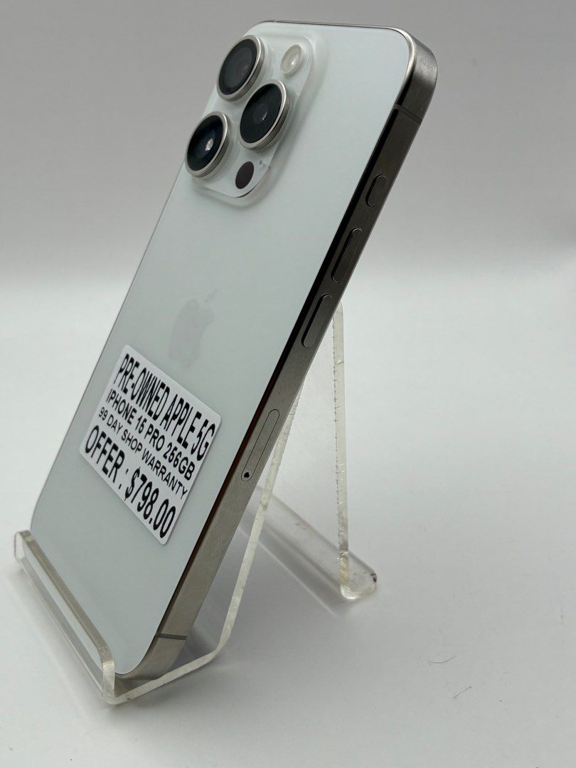 iPhone 15 Pro 256GB Natural Titanium, Mobile Phones & Gadgets, Mobile ...