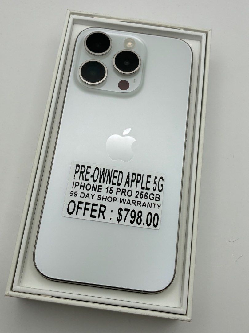iPhone 15 Pro 256GB Natural Titanium, Mobile Phones & Gadgets, Mobile ...
