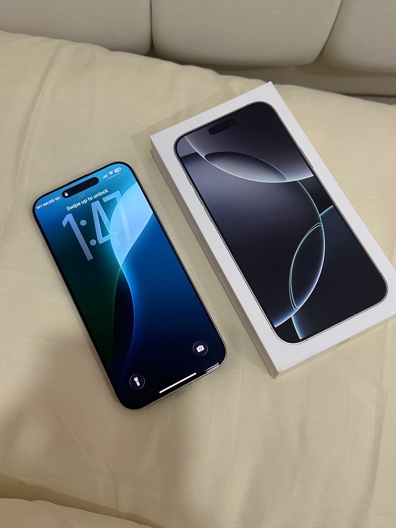 iPhone 16 Pro Max 256GB White Titanium, Mobile Phones & Gadgets, Mobile ...