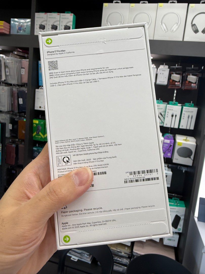 iPhone 17 Pro Max Deep Blue 2TB, Mobile Phones & Gadgets, Mobile Phones ...