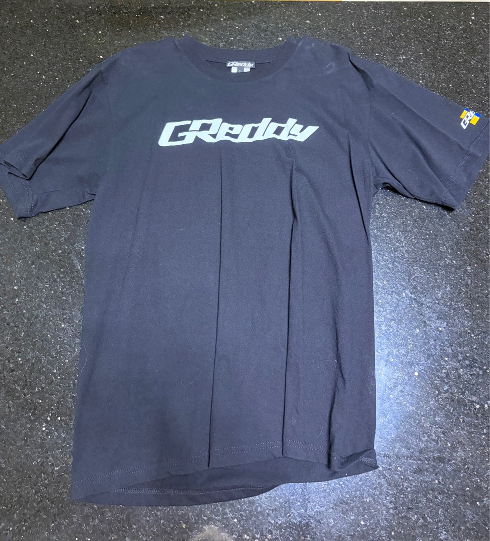 Japan GREDDY Race Black T, Men's Fashion, Tops & Sets, Tshirts & Polo ...