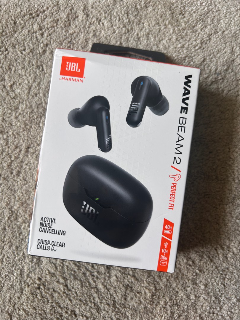 JBL Wave Beam 2 - Active Noise Cancelling Earbuds, Audio, Earphones on ...