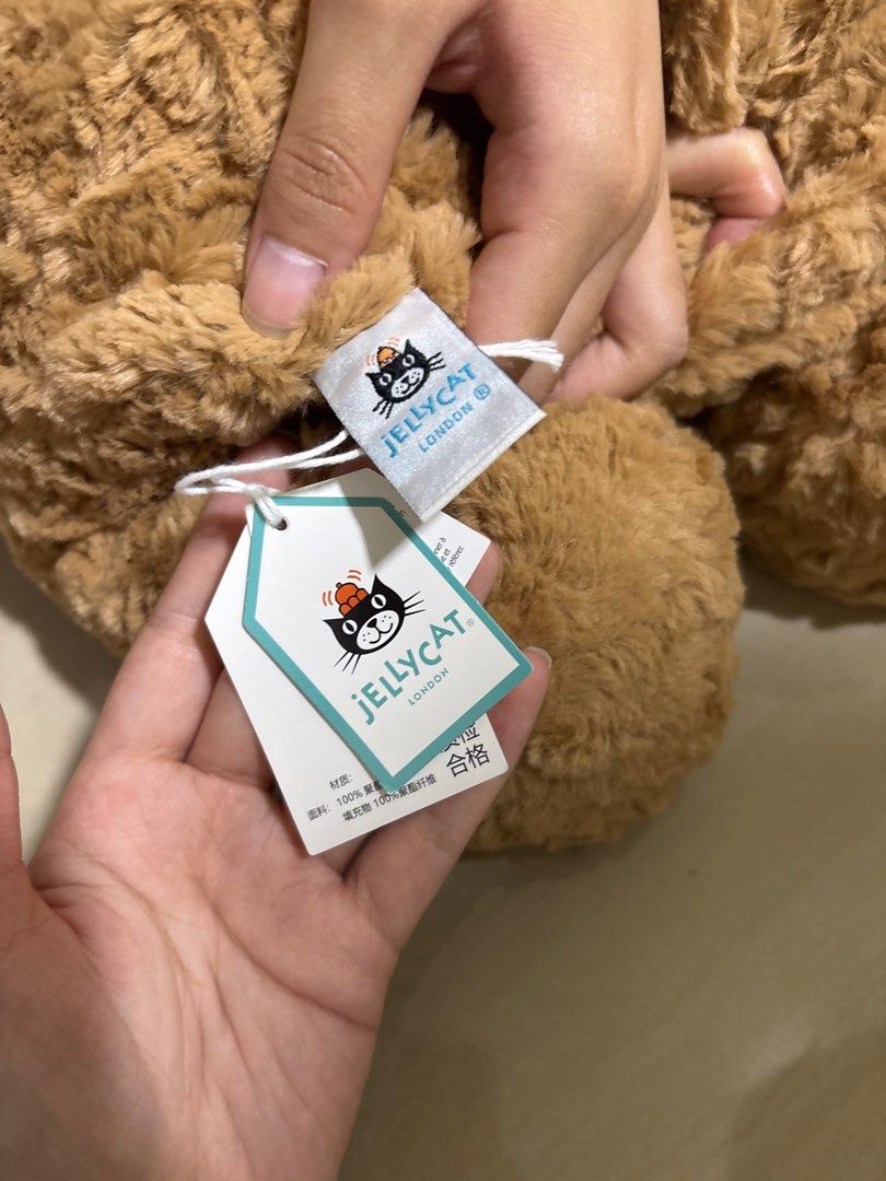 Jellycat Bartholomew Bear stuff toy, Hobbies & Toys, Toys & Games on ...