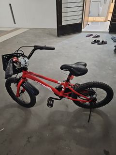 Kids Bike with Basket - Red, Sports Equipment, Bicycles & Parts, Bicycles on Carousell