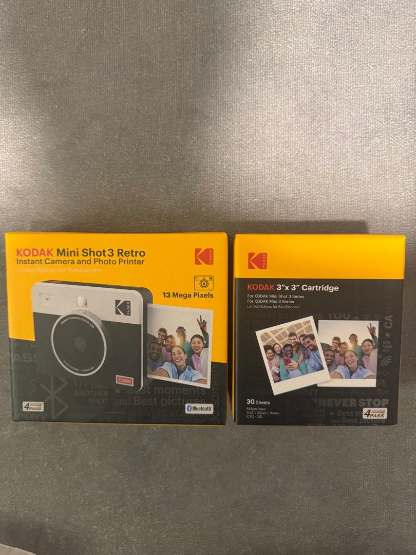 Kodak Mini Shot 3 Retro & Cartridge, Photography, Cameras on Carousell