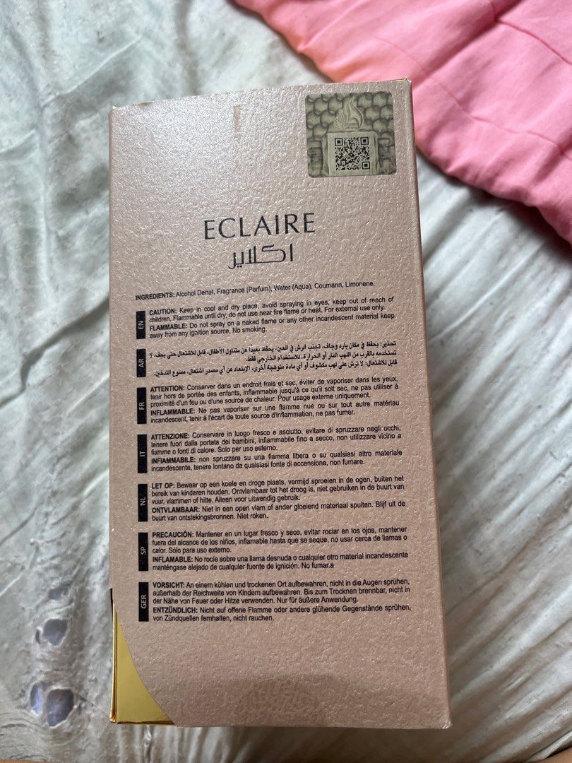 Lattafa Eclaire Perfume 100ml, Beauty & Personal Care, Fragrance ...