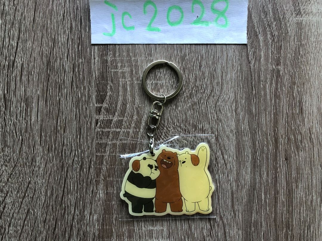 Lcx x We Bare Bears 鎖匙扣版 八達通 Lcx x We Bare Bears Keychain Octopus, 門票 ...