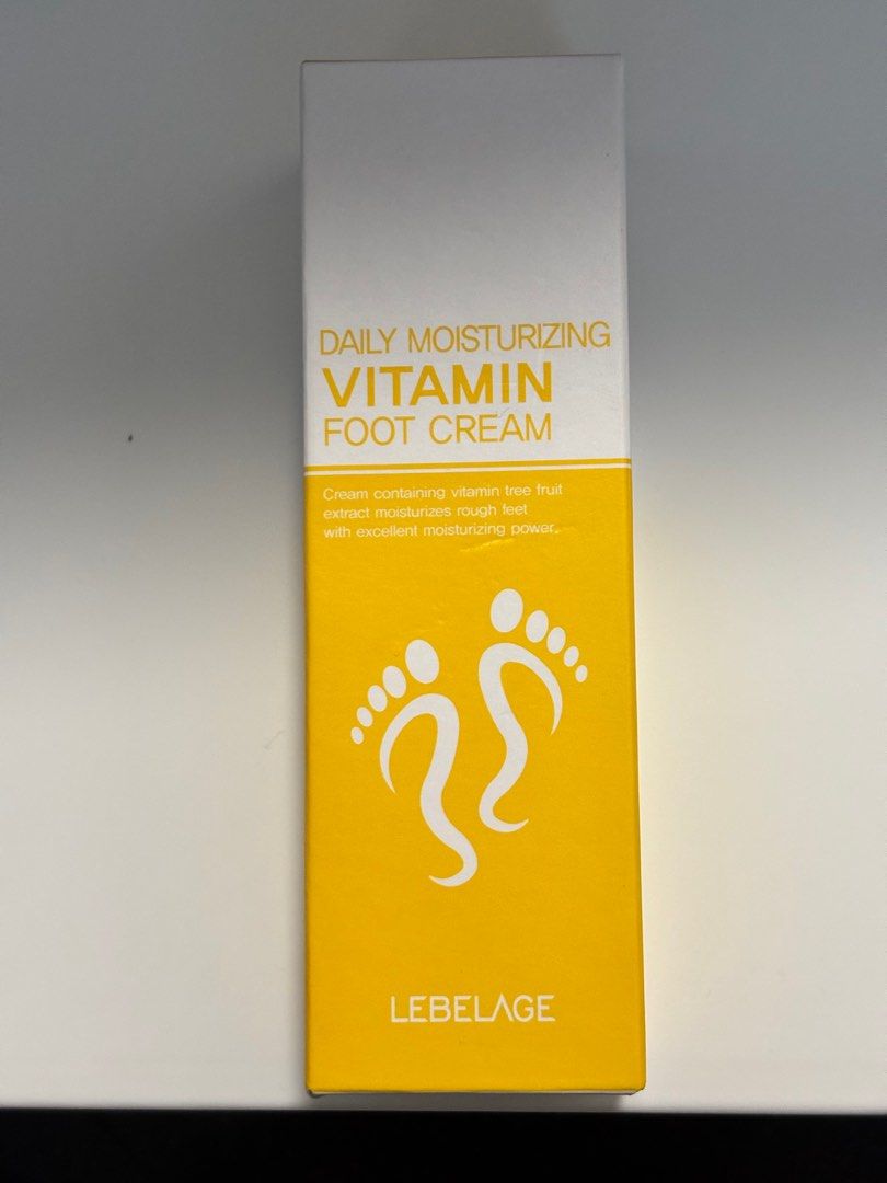 Lebelage Daily Moisturizing Vitamin Foot Cream 100ml, Beauty & Personal ...