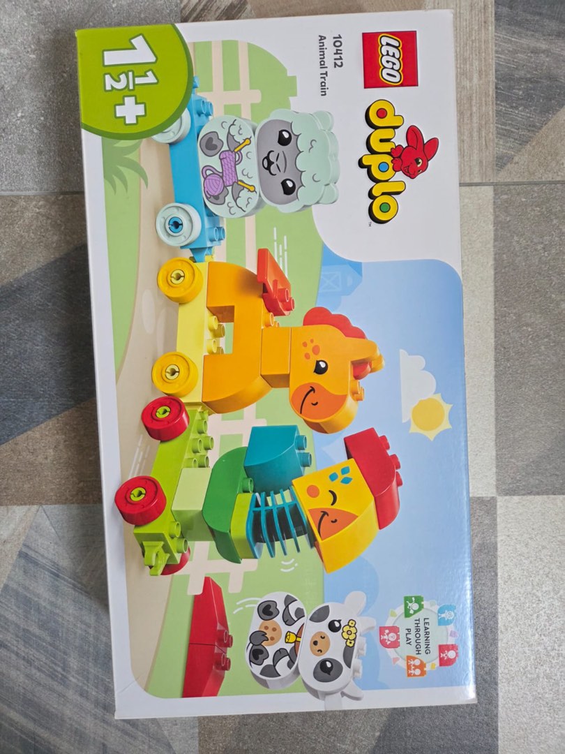 LEGO Duplo 10412 Animal Train Set, Babies & Kids, Infant Playtime on ...