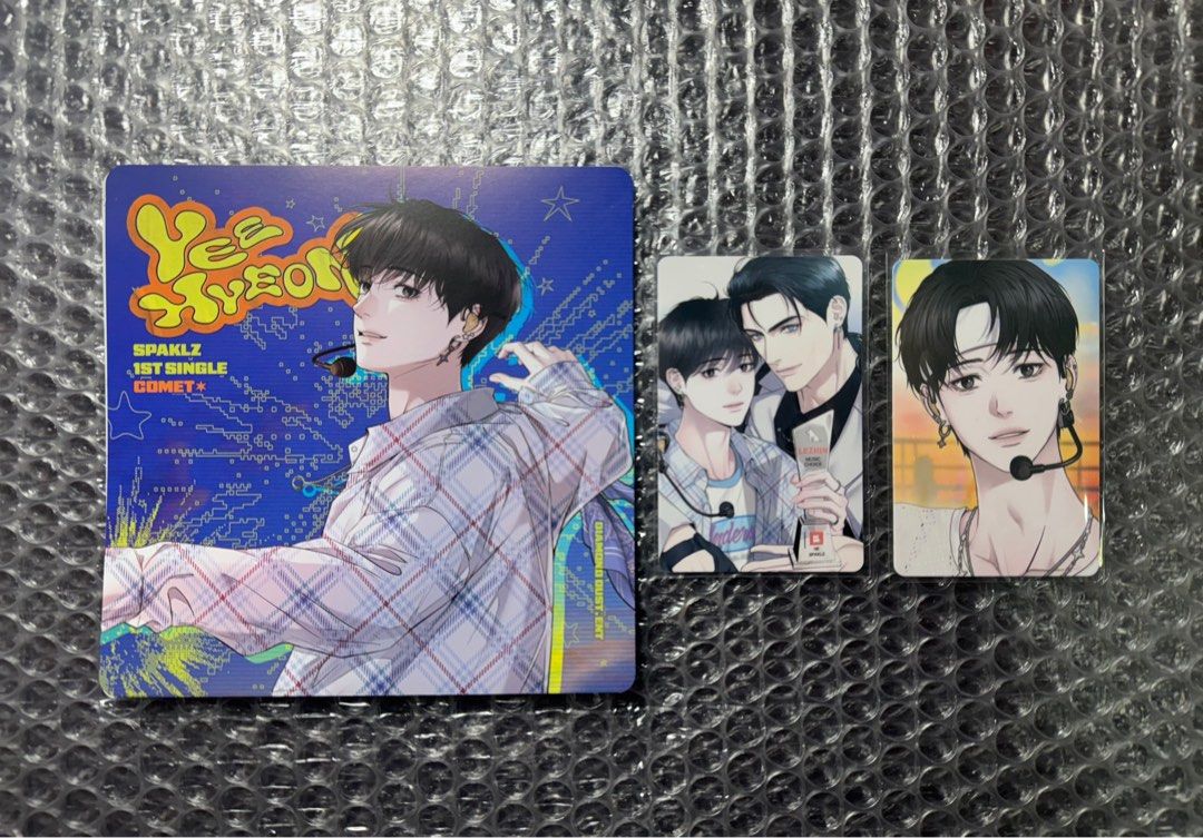 Lezhin 2026年曆 6個作品（含月曆+個人卡+雙人卡）, 書籍、休閒與玩具, 書本及雜誌, 漫畫在旋轉拍賣