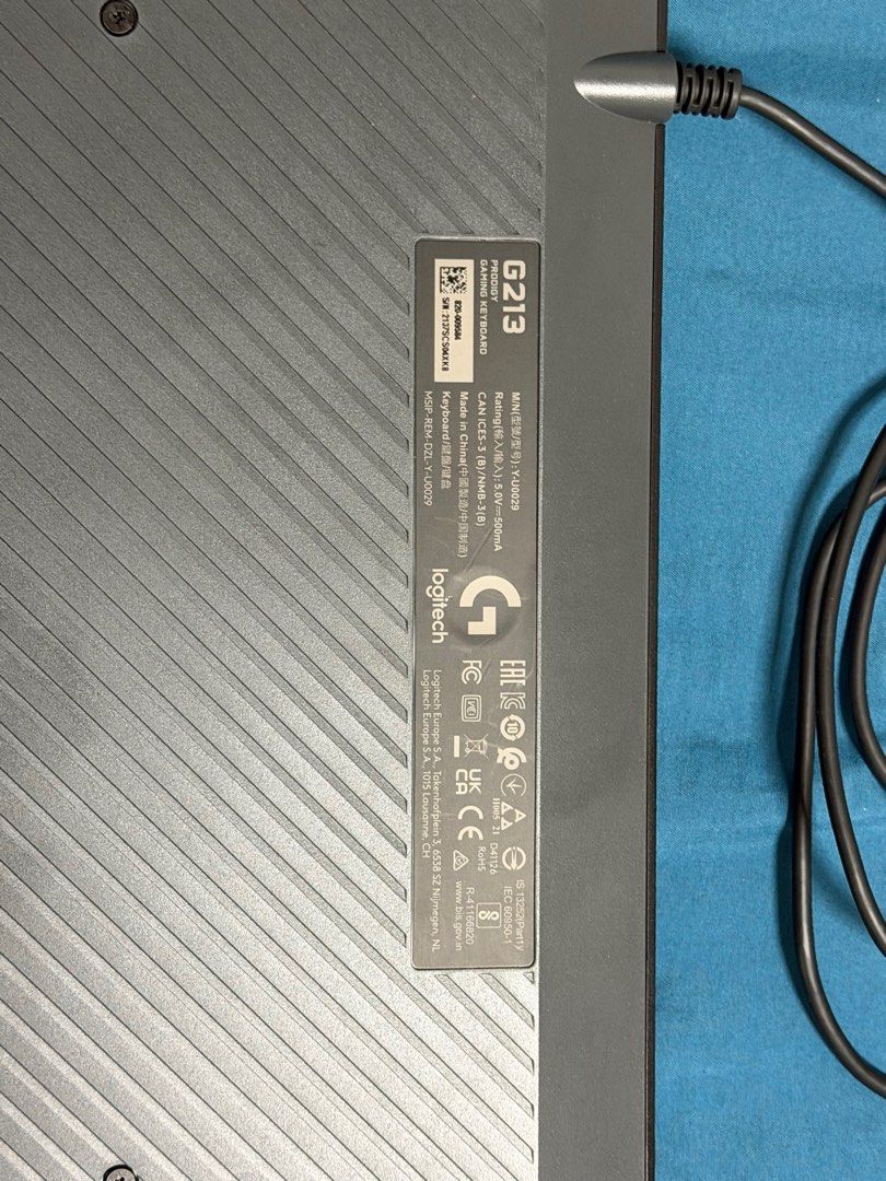 Logitech G213 Gaming Keyboard, Computers & Tech, Parts & Accessories ...