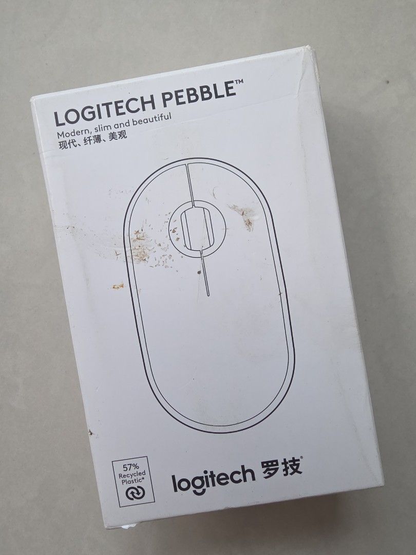 Logitech Pebble Wireless Mouse - White, Computers & Tech, Parts ...