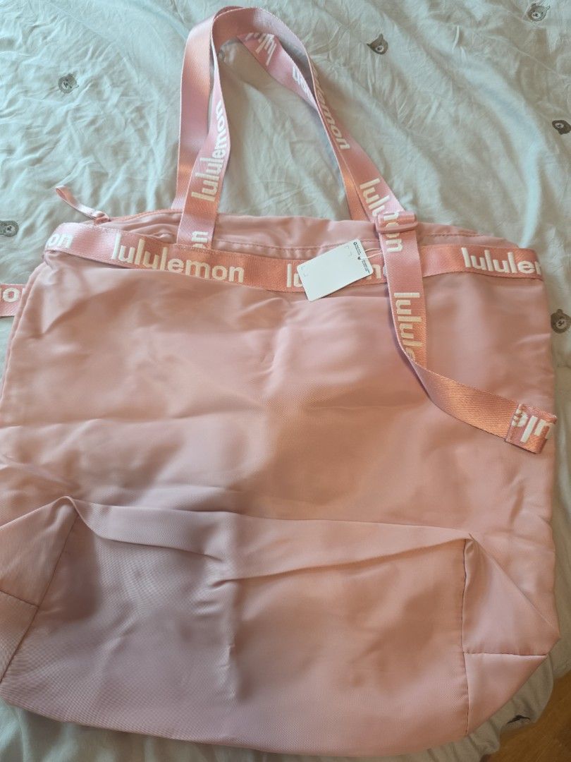 Lululemon Tote Bag - Pink, Women's Fashion, Bags & Wallets, Tote Bags ...