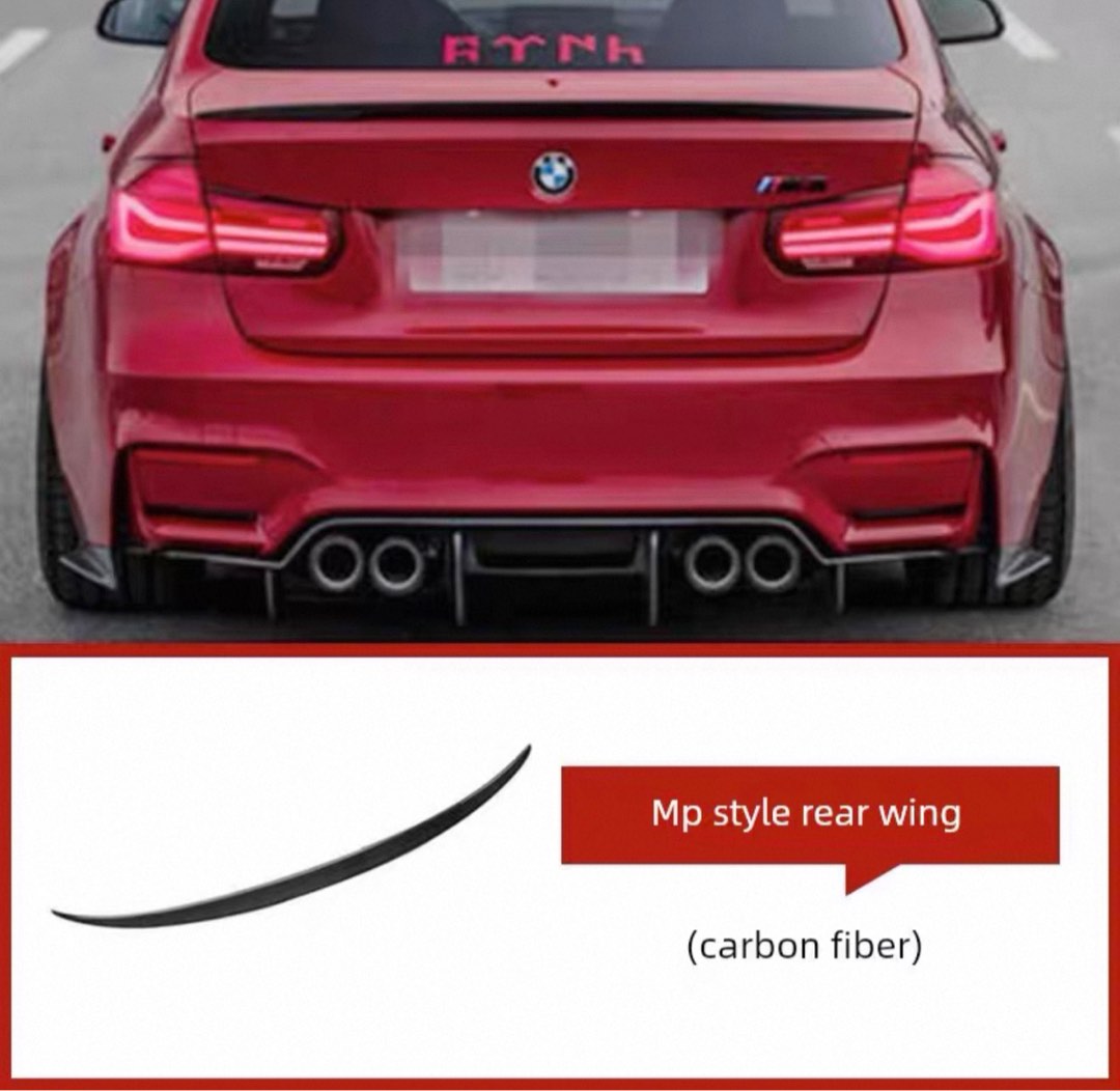 M Performance Style Carbon Boot Lip - F30 / F80, Car Accessories ...