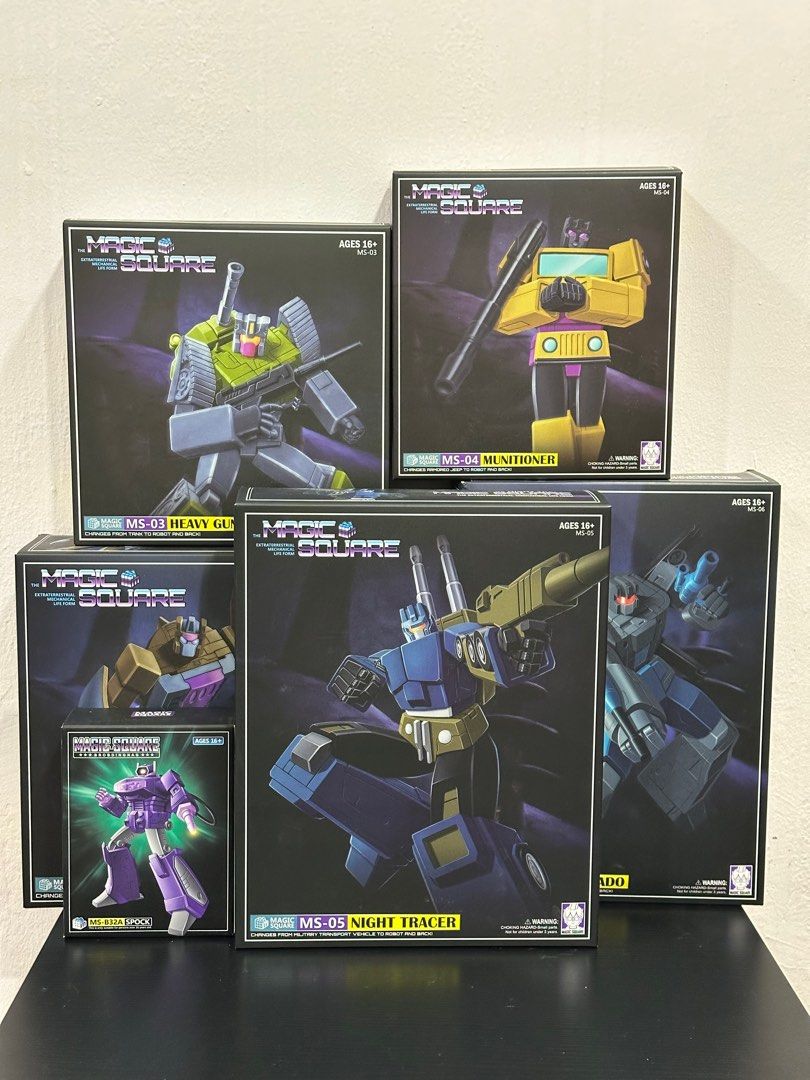Magic Square Masterpiece not MP Bruticus and Legends Shockwave ...