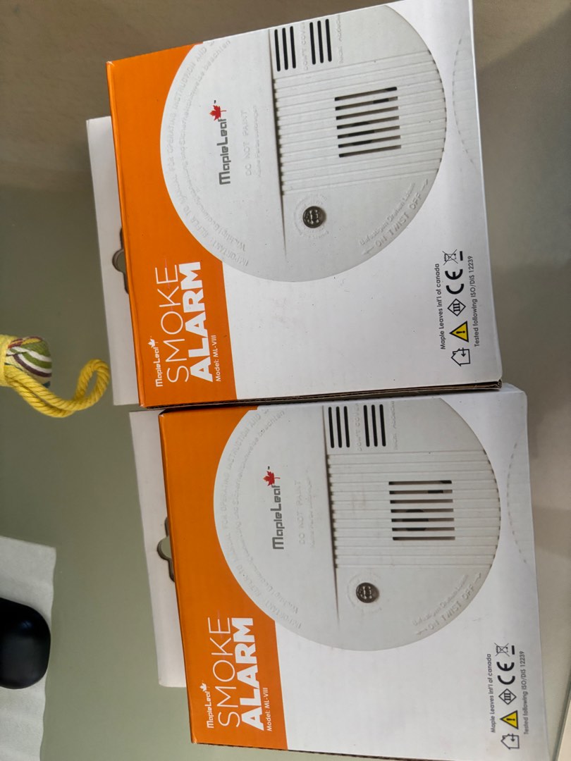 Maple Leaf Smoke Alarm - Model ML-V18, TV & Home Appliances, Other Home Appliances on Carousell