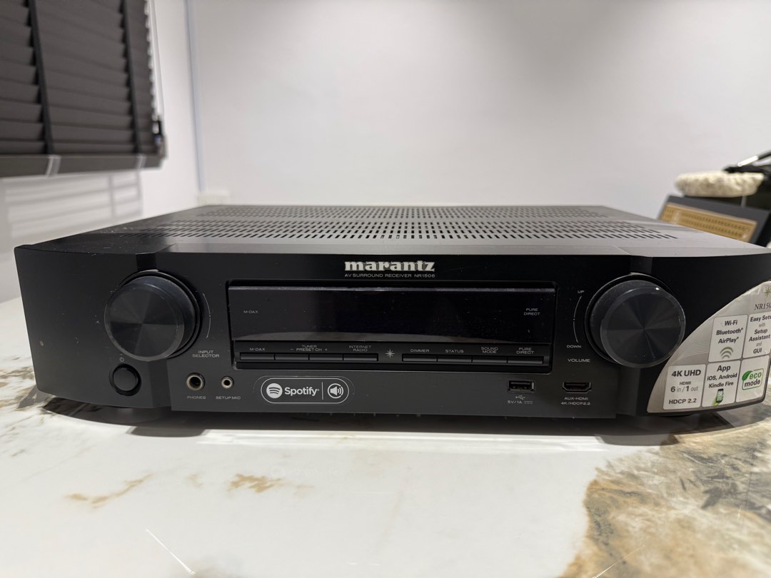 Marantz NR1506 AV Receiver with Spotify and internet radio , Audio ...