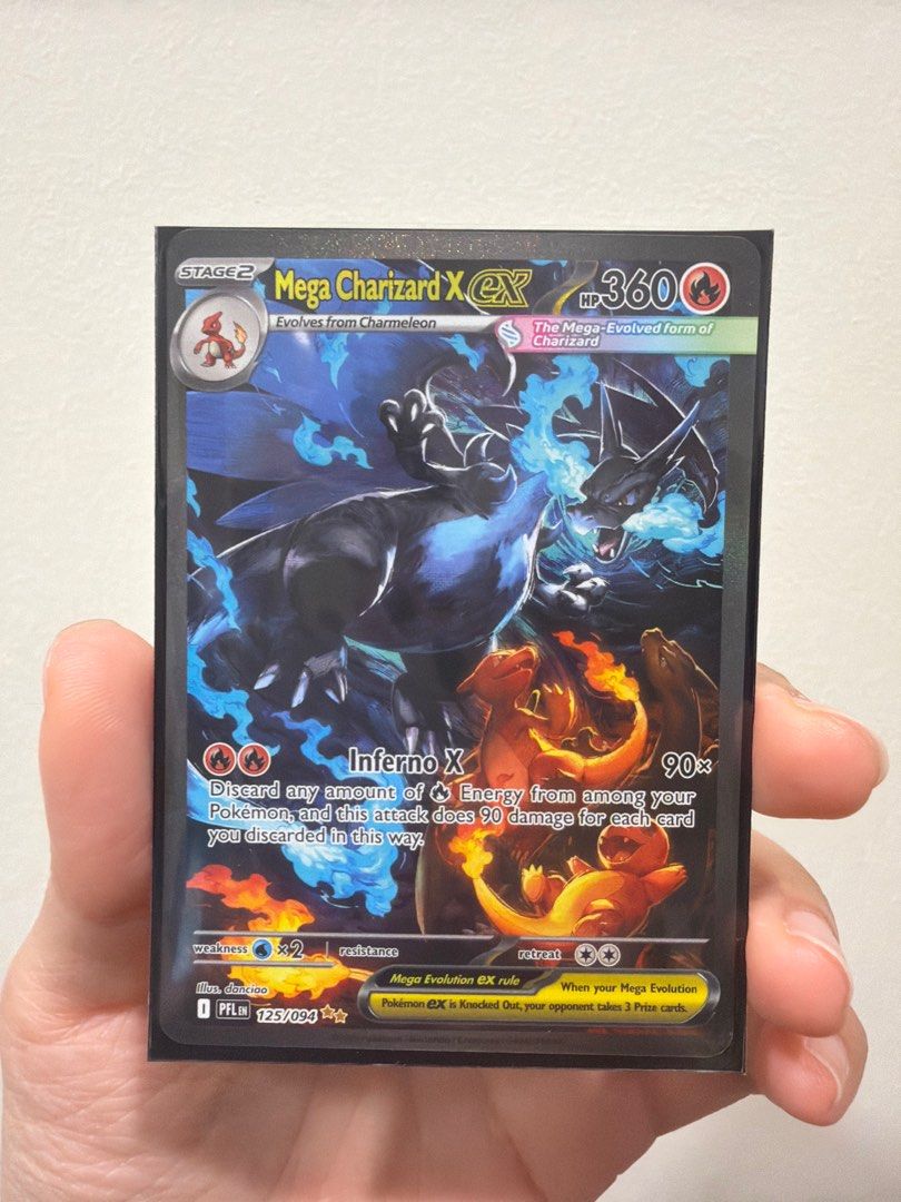 Mega Charizard X EX Pokemon Card, Hobbies & Toys, Toys & Games on Carousell