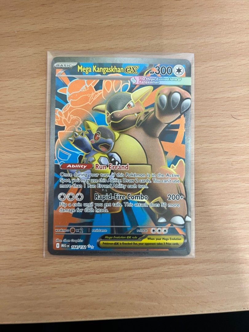 Mega Kangaskhan EX Pokemon Card, Hobbies & Toys, Toys & Games on Carousell