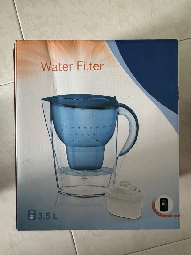 MORITA 3.5L Water Filter WITH 4 NEW FILTERS - Blue, TV & Home ...