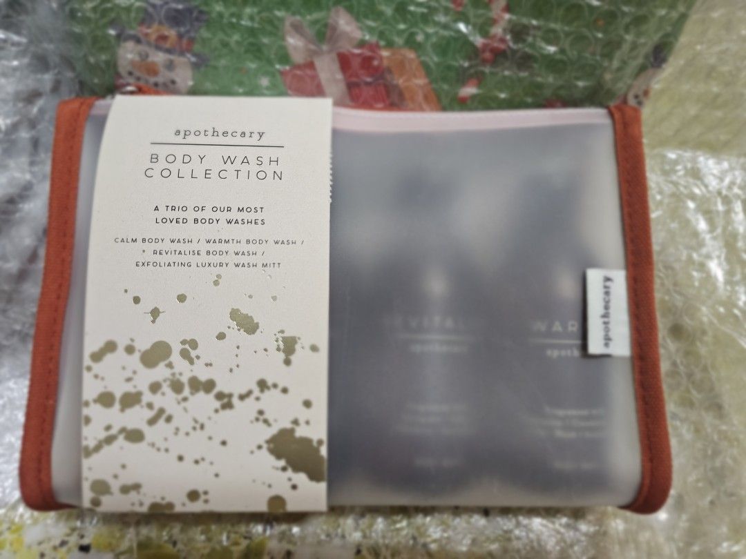 M&S Apothecary Body Wash Collection Set, Beauty & Personal Care, Bath ...