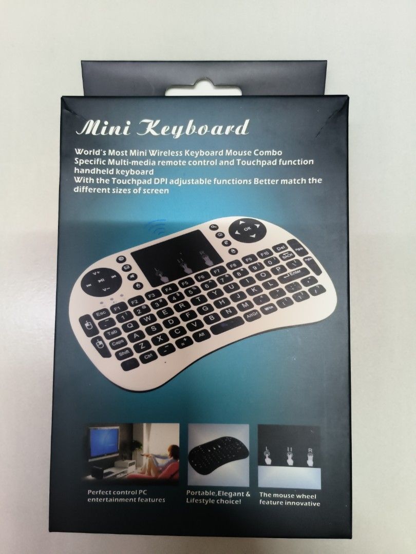 Multi-media Remote Control Handheld Keyboard, Computers & Tech, Parts ...