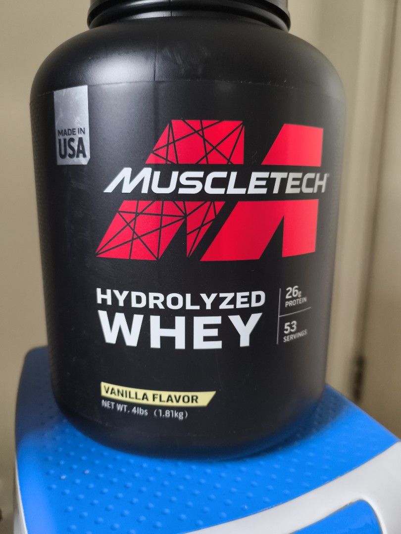 MuscleTech Hydrolyzed Whey Protein - Vanilla Flavor, Health & Nutrition ...