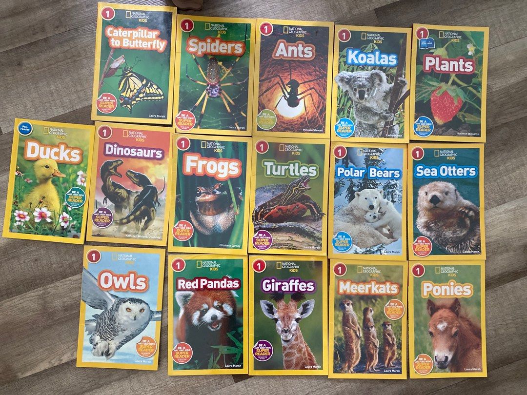 National Geographic Kids Level 1 Books - Bundle, Hobbies & Toys, Books ...