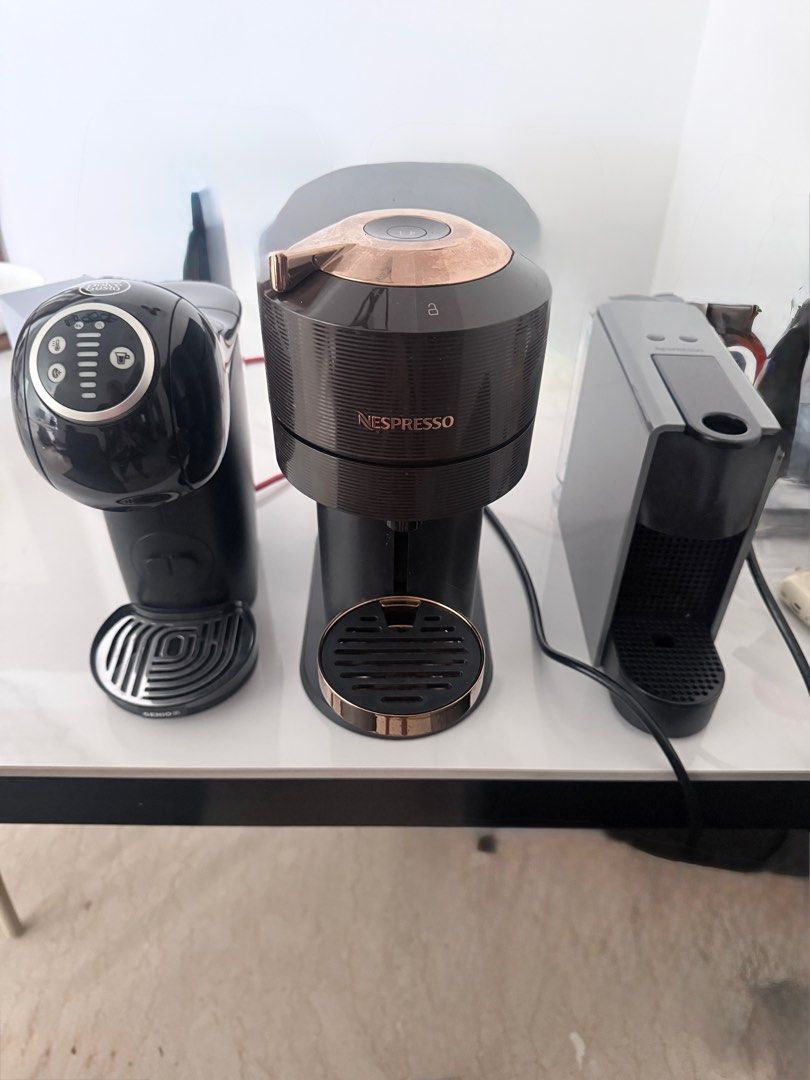 Nespresso vertuo ,original and Dolce Gusto All 3 machine at $120, TV ...