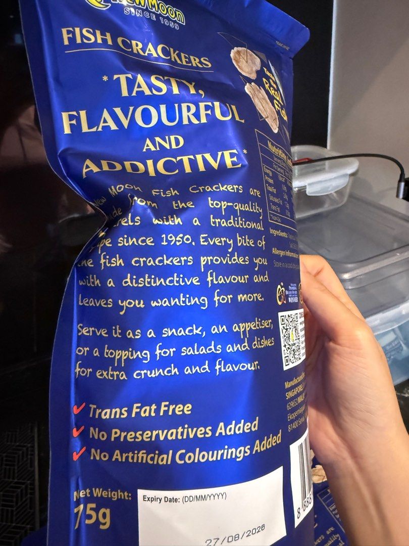 New Moon Fish Crackers, Food & Drinks, Other Food & Drinks on Carousell