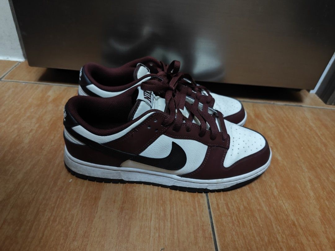 Nike Dunk Low Dark Team Red Black FZ4616-600, Men's Fashion, Footwear ...