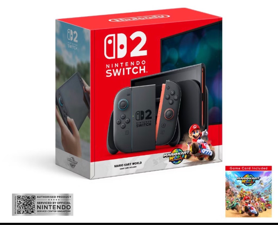 Nintendo Switch 2 - Mario Kart 8 Deluxe Bundle, Video Gaming, Video ...
